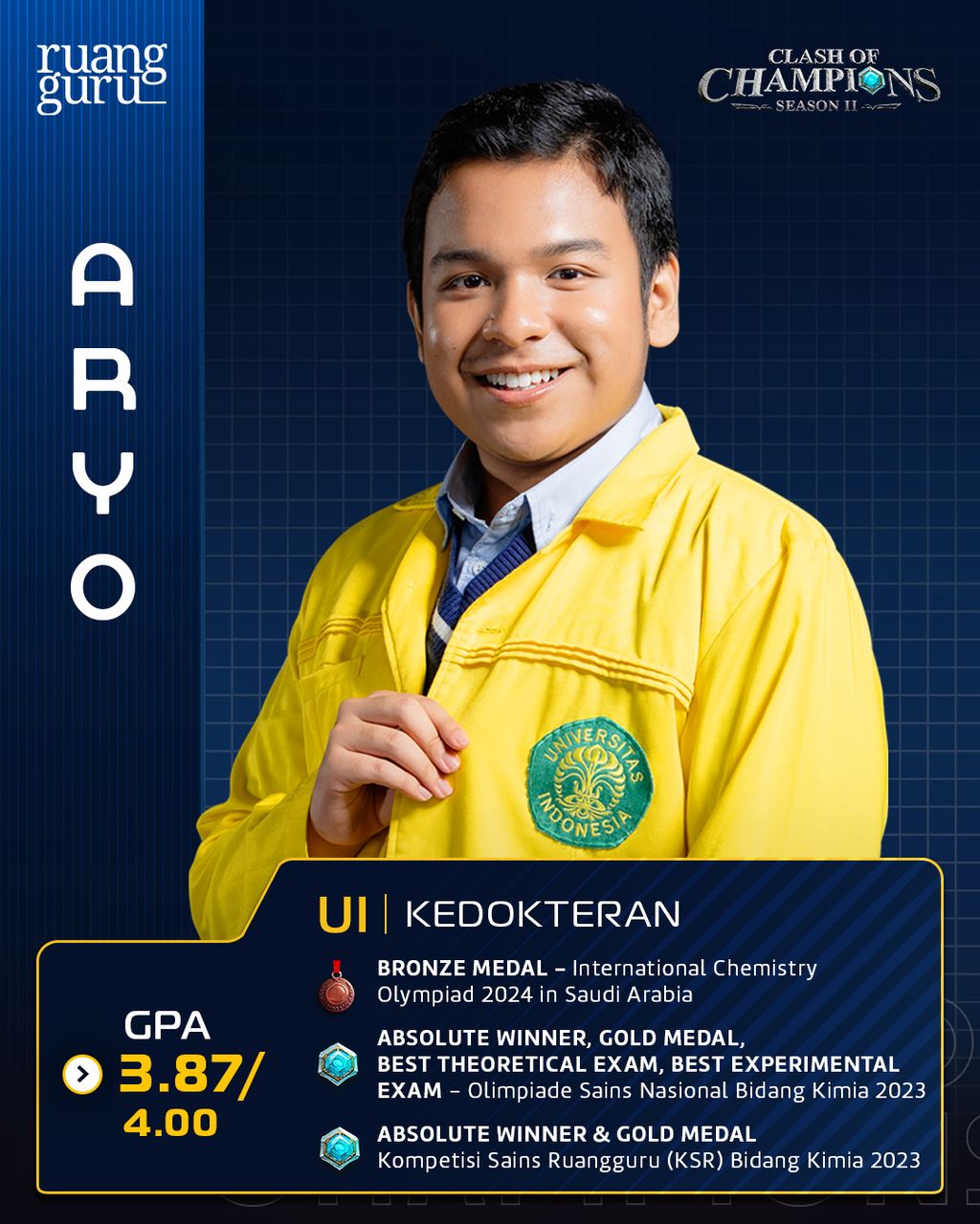 Daftar Peserta Clash of Champions Season 2: Kenali 80 Mahasiswa Berbakat dari Seluruh Indonesia ...